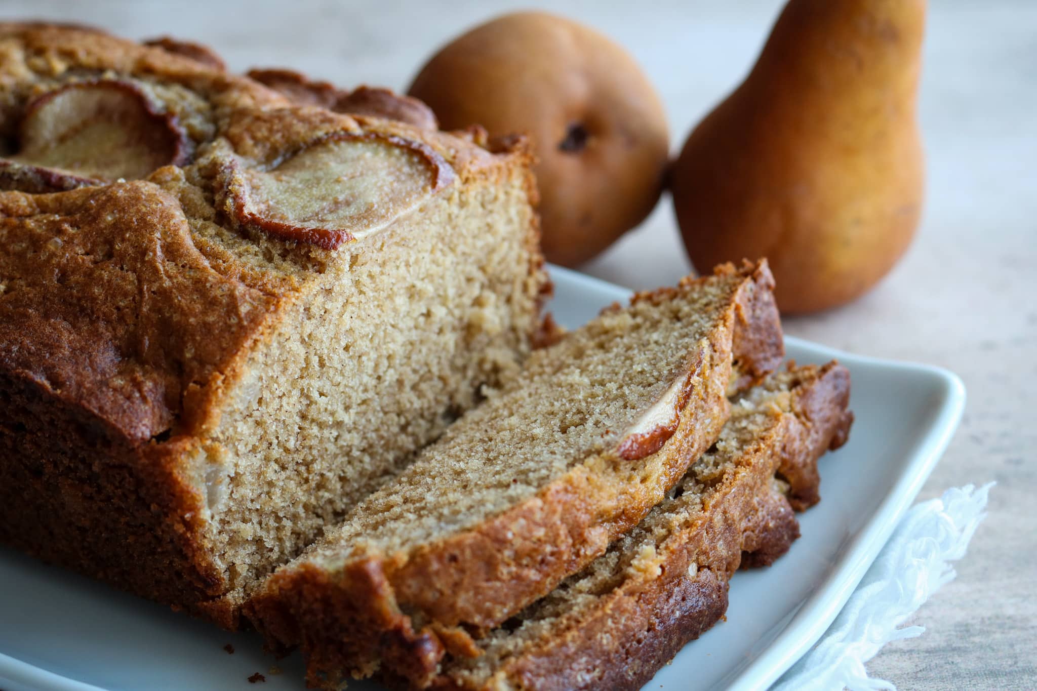 Pear Ginger Quick Bread – Claudia's Table