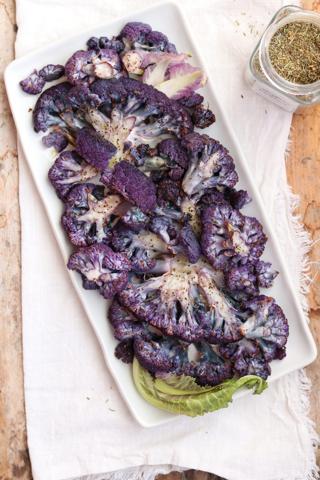 Roasted Purple Cauliflower – Claudia's Table