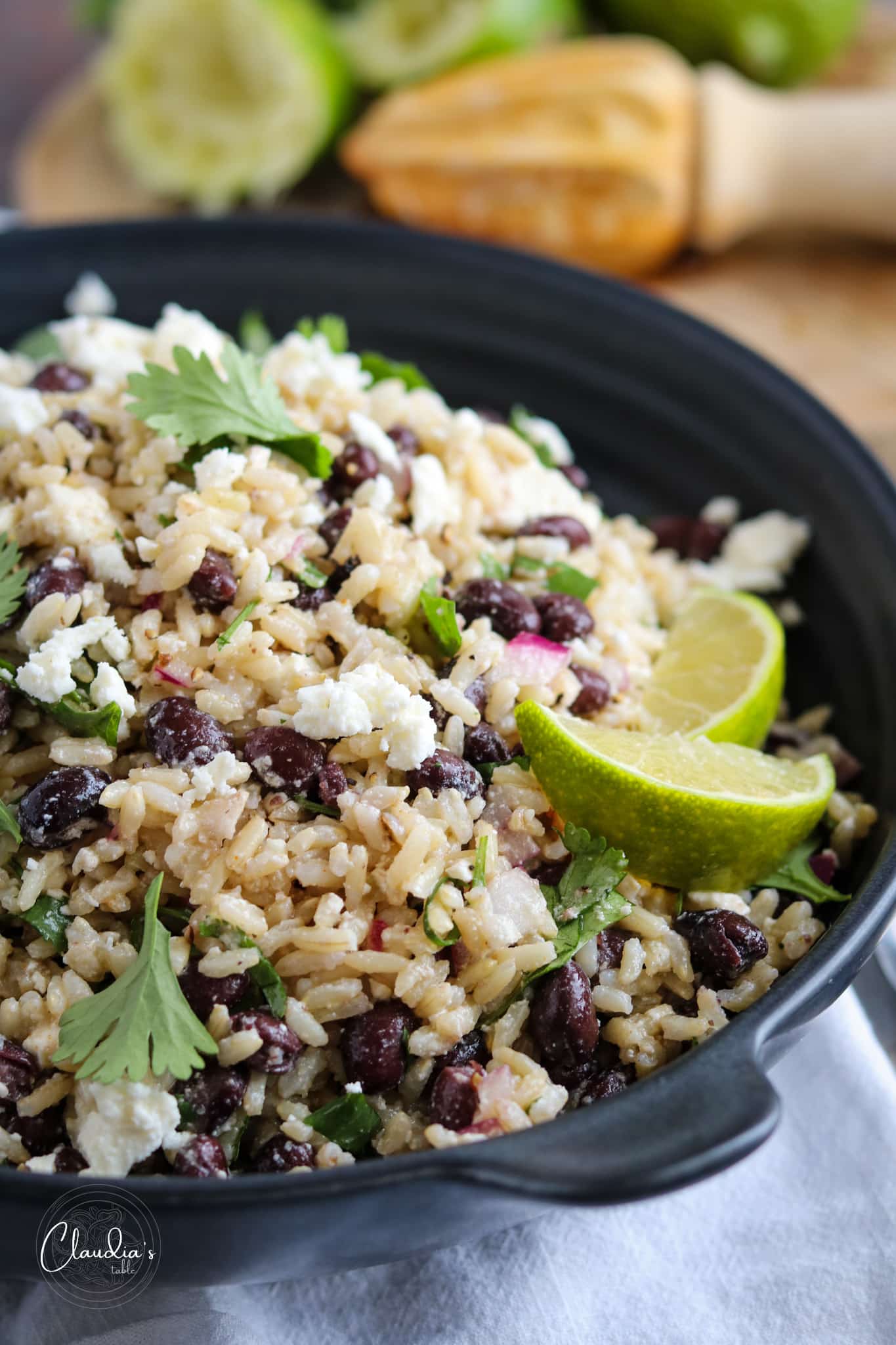 Black Bean Rice Salad – Claudia's Table