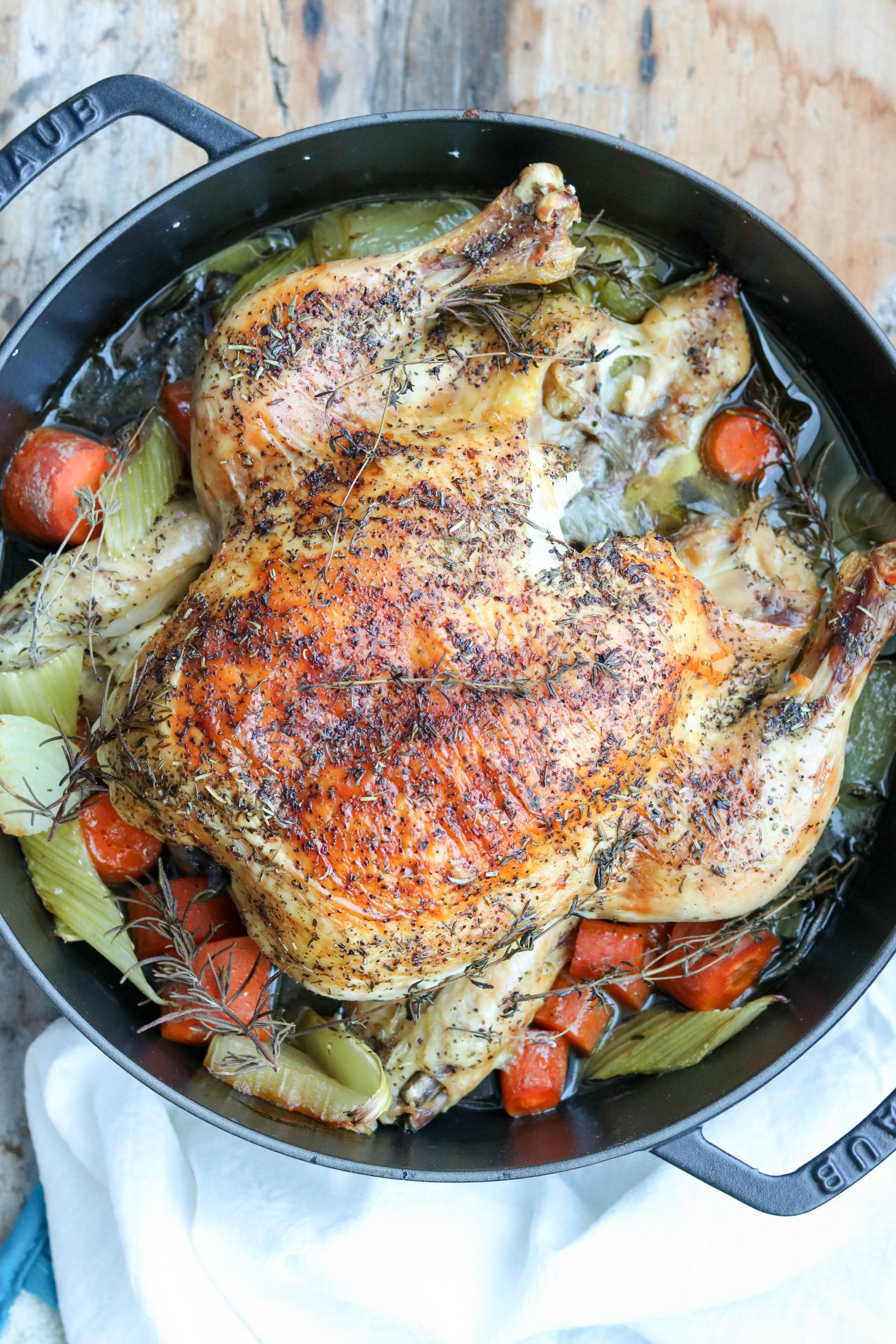 Simple Herb Roast Chicken – Claudia's Table