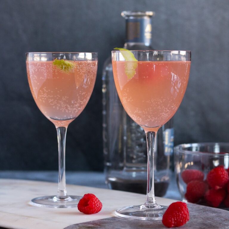 Sparkling Raspberry Tequila Cocktail – Claudia's Table