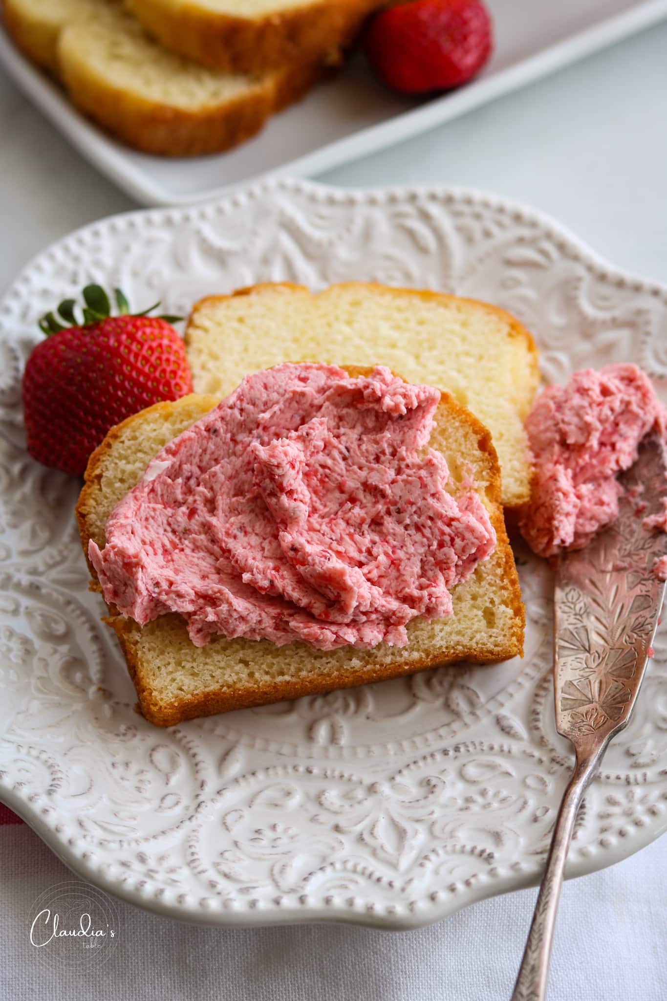 Roasted Strawberry Compound Butter – Claudia's Table
