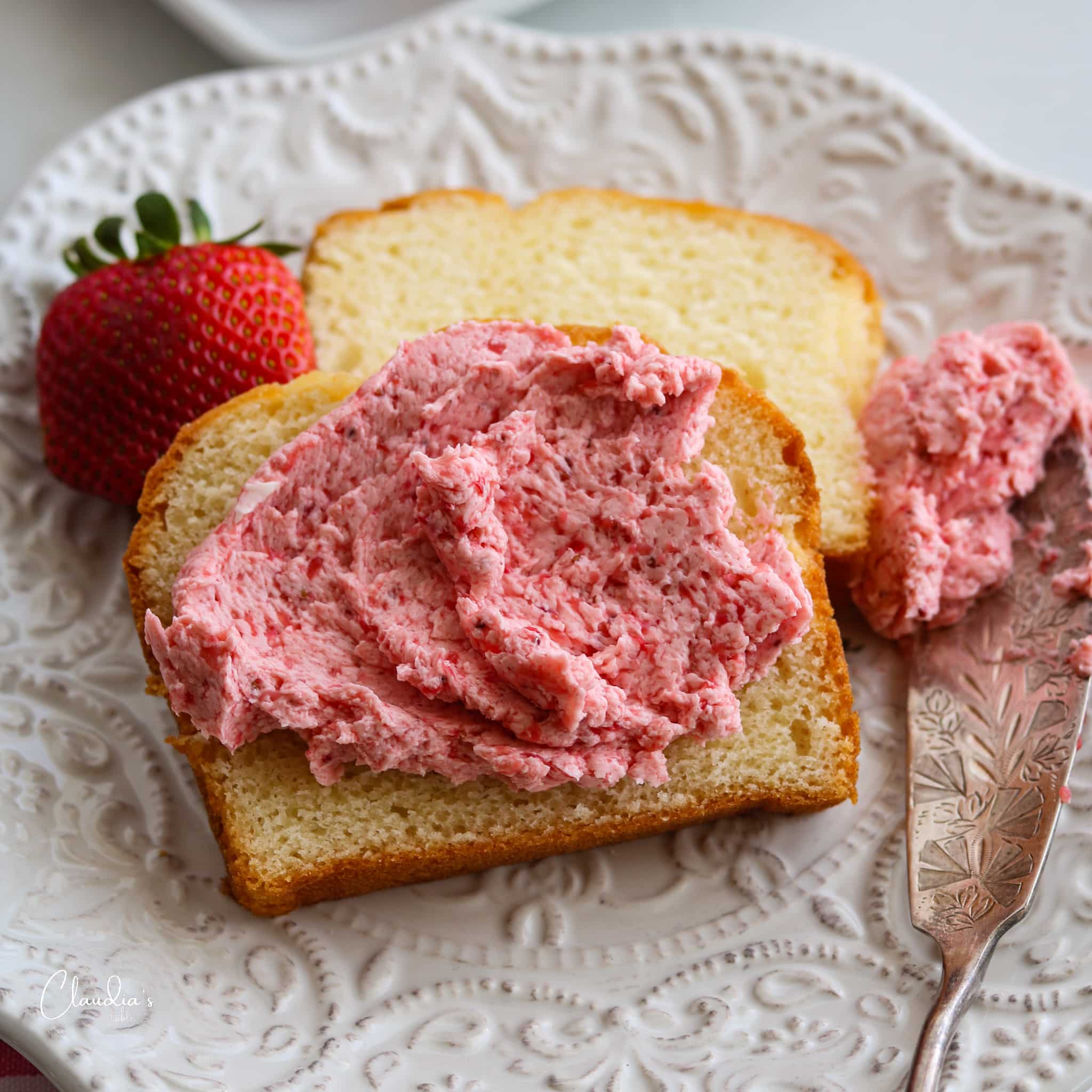 Roasted Strawberry Compound Butter – Claudia's Table