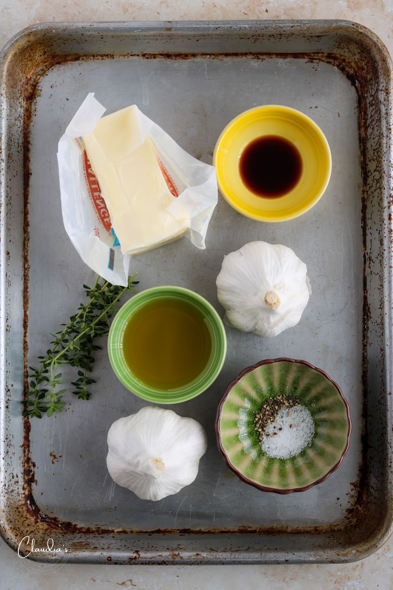 Roasted Garlic Compound Butter – Claudia's Table
