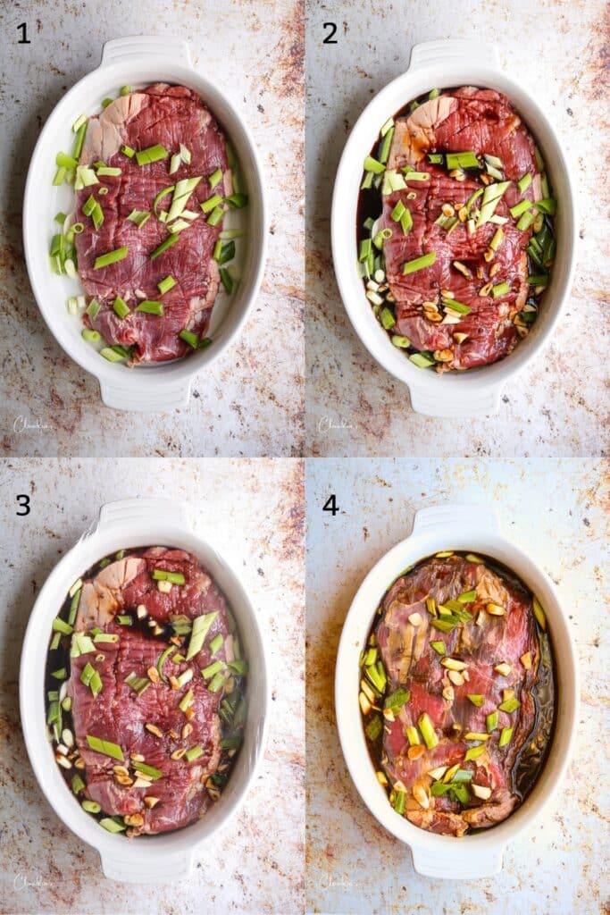 Grilled Asian Marinated Flank Steak – Claudia's Table